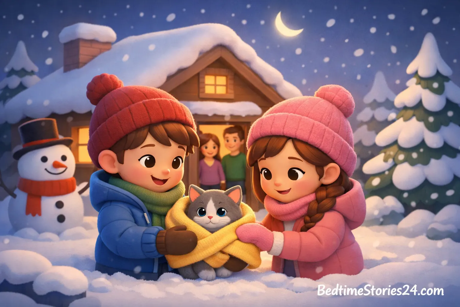 The Snowy Day Surprise - Bedtime Stories