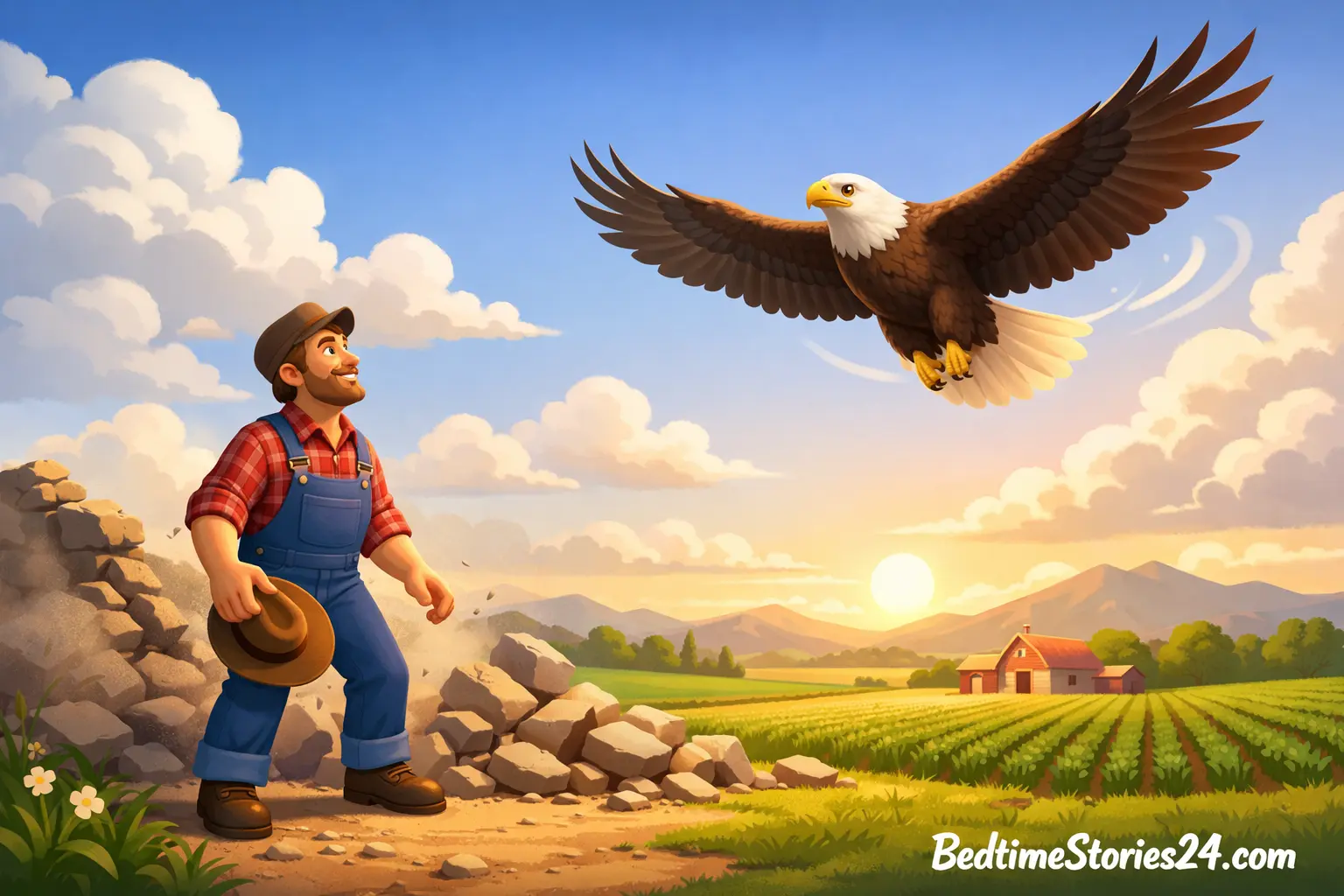 The Eagle and the Farmer - Bedtime Stories